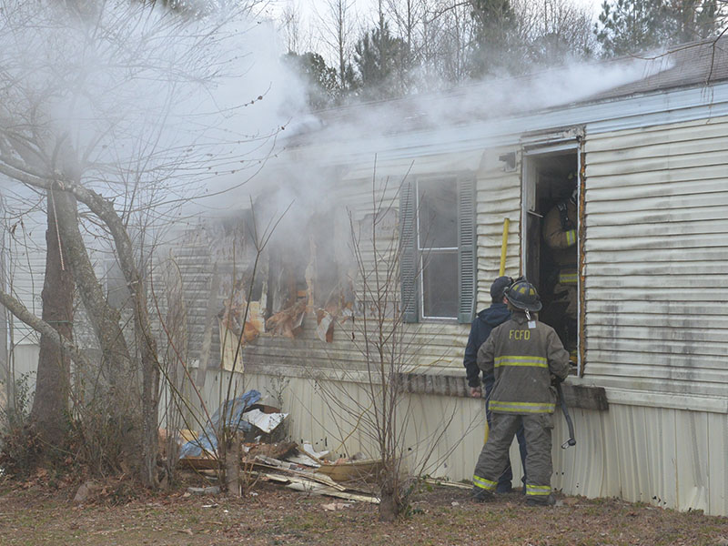 Fire damages mobile home | The News Observer, Blue Ridge, Georgia