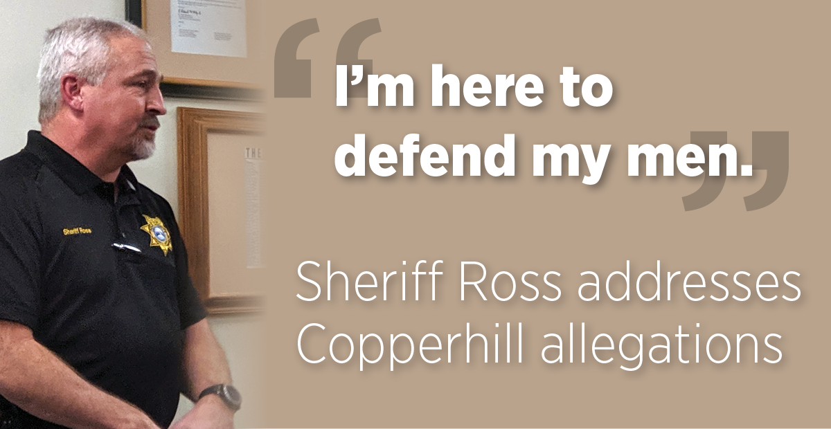 Sheriff defends deputies | The News Observer, Blue Ridge, Georgia